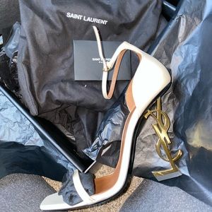 Yves Saint Laurent | Shoes | Ysl Crme Heels Size 38 Wmns | Poshmark